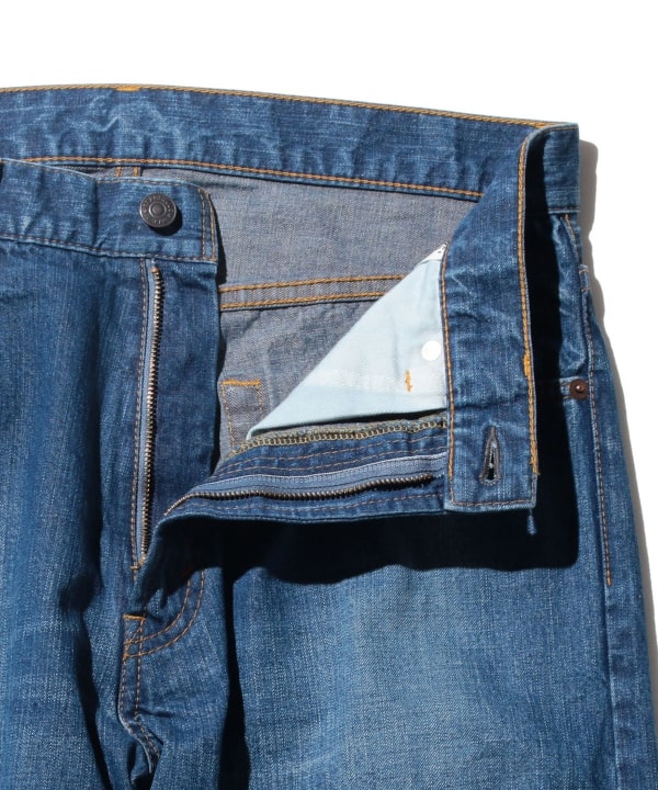 Beams Plus 5 Pocket Wide Denim, Used Wash – Blackstock & Weber